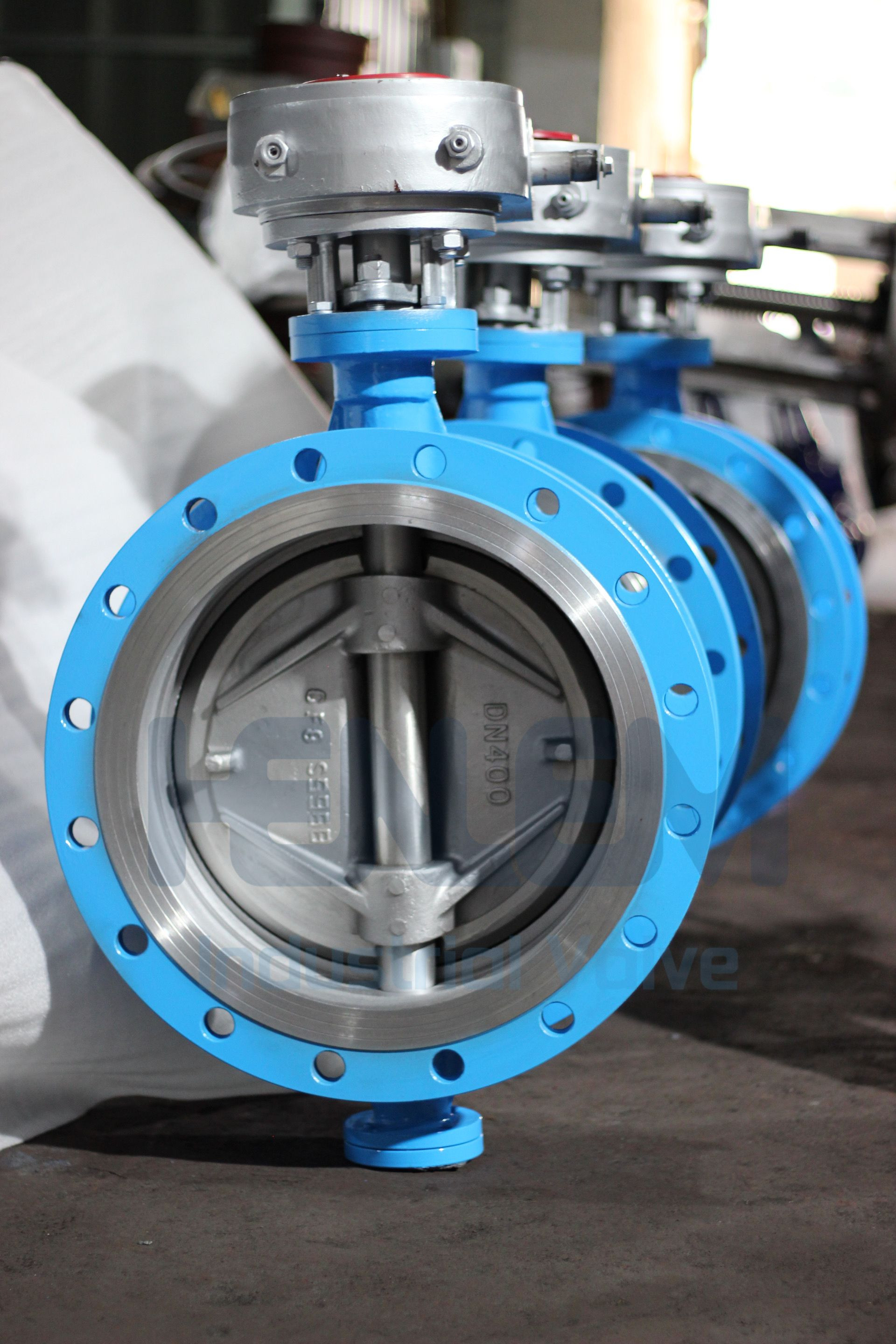 Buy Jis Standard Flange End Butterfly Valve 400a 10k Body Wcb Trim Cf8 ...