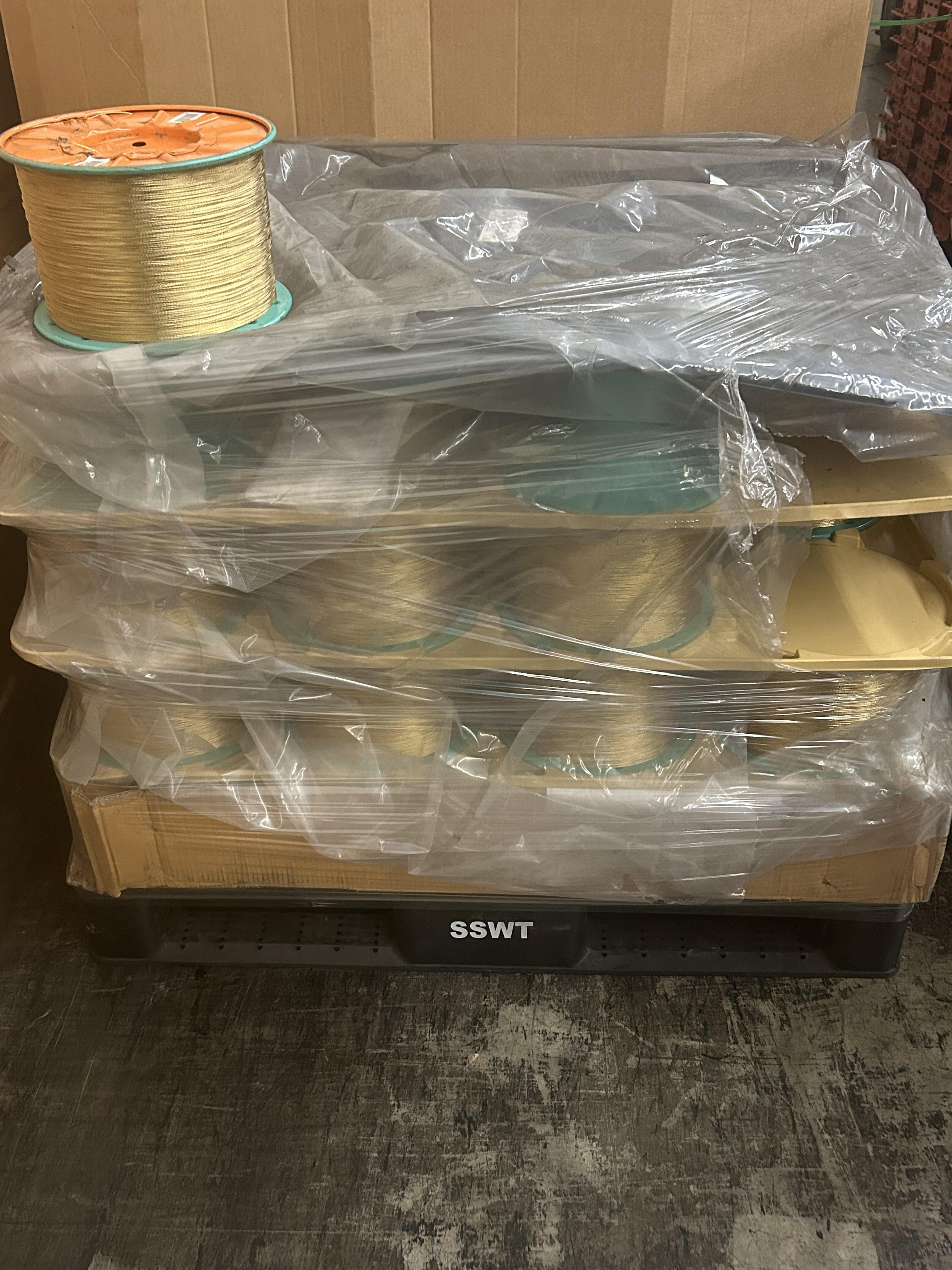 Buy Brass Coated Tire Wire On Spools from EPRO, USA | Tradewheel.com