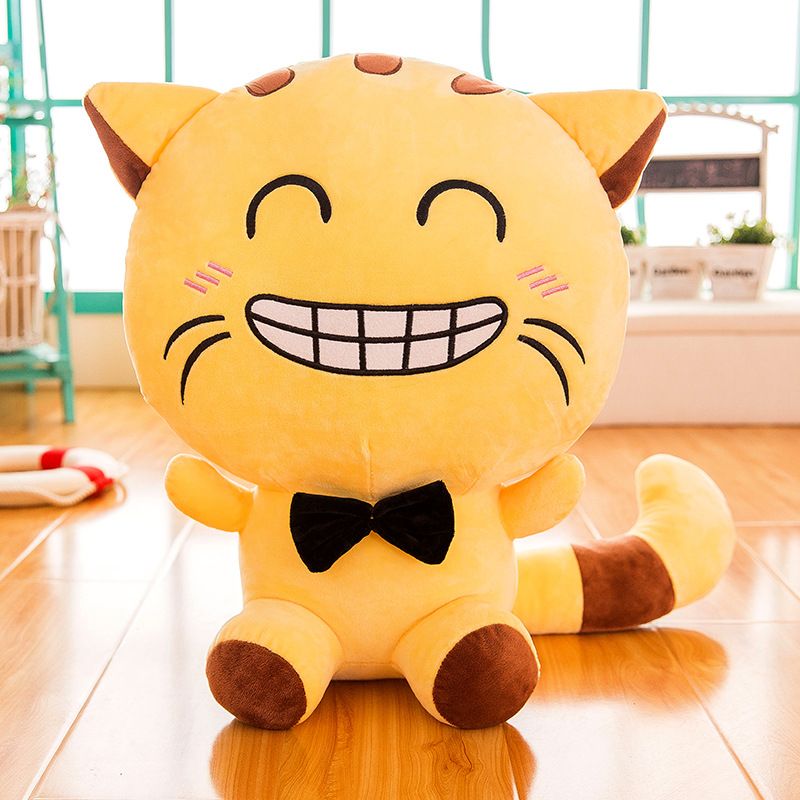 Buy Soft Cat Hugging Pillow Plush Toys Orange Kitten Stuffed Animals ...
