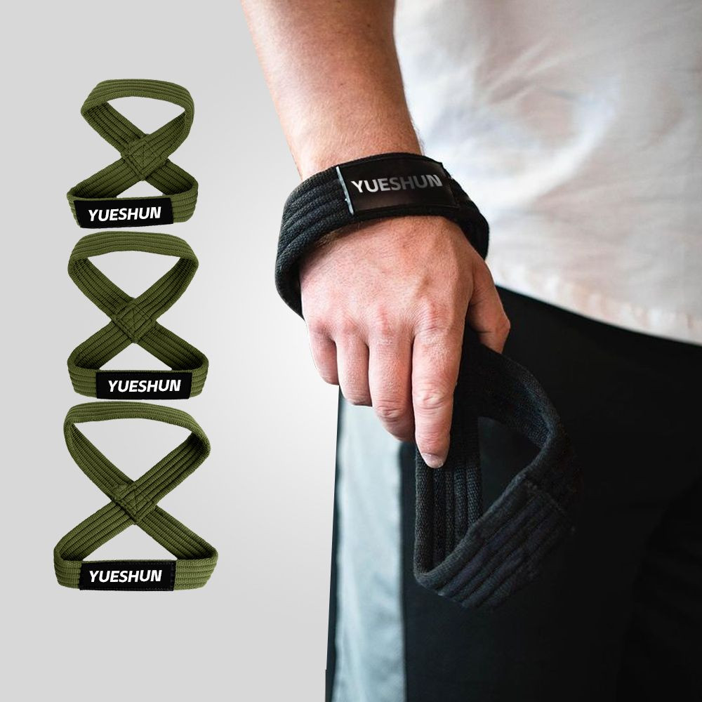 Buy Figure 8 Lifting Straps For Deadlift, Powerlifting, Strongman ...