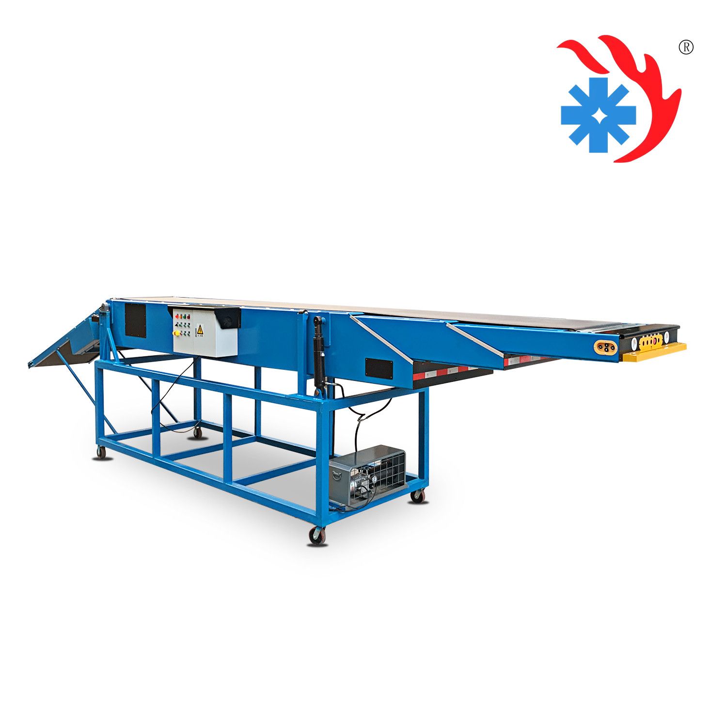 Buy Customizable Telescopic Belt Conveyor With Adjustable Speed For ...