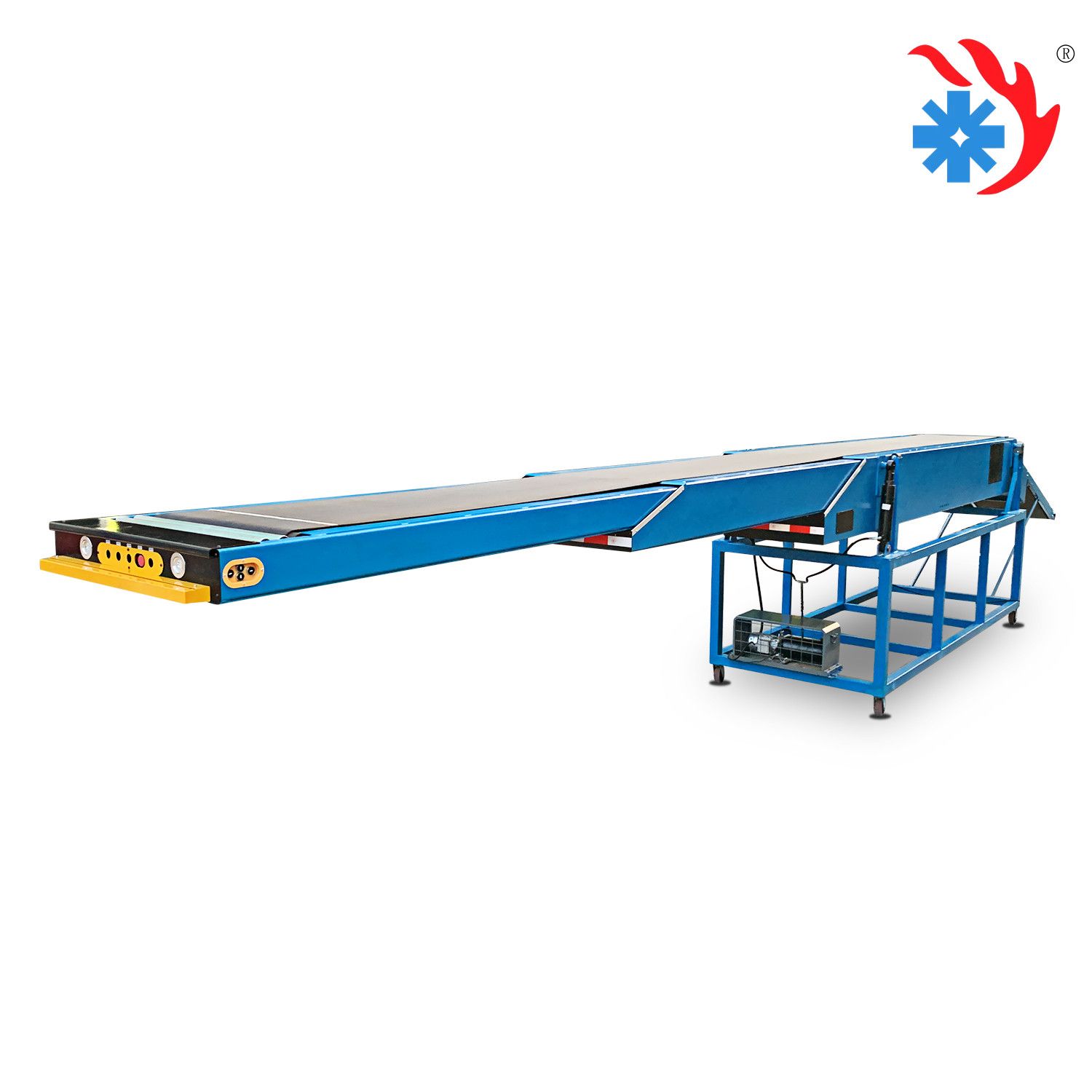 Buy Customizable Telescopic Belt Conveyor With Adjustable Speed For ...