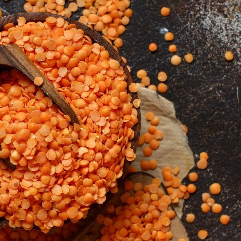 Buy Top Quality Red And Green Lentils For Sale / Canadian Red Split ...