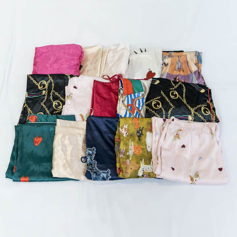 Buy Used Silk Pajama Pants Cream from Hissenglobal, China | Tradewheel.com