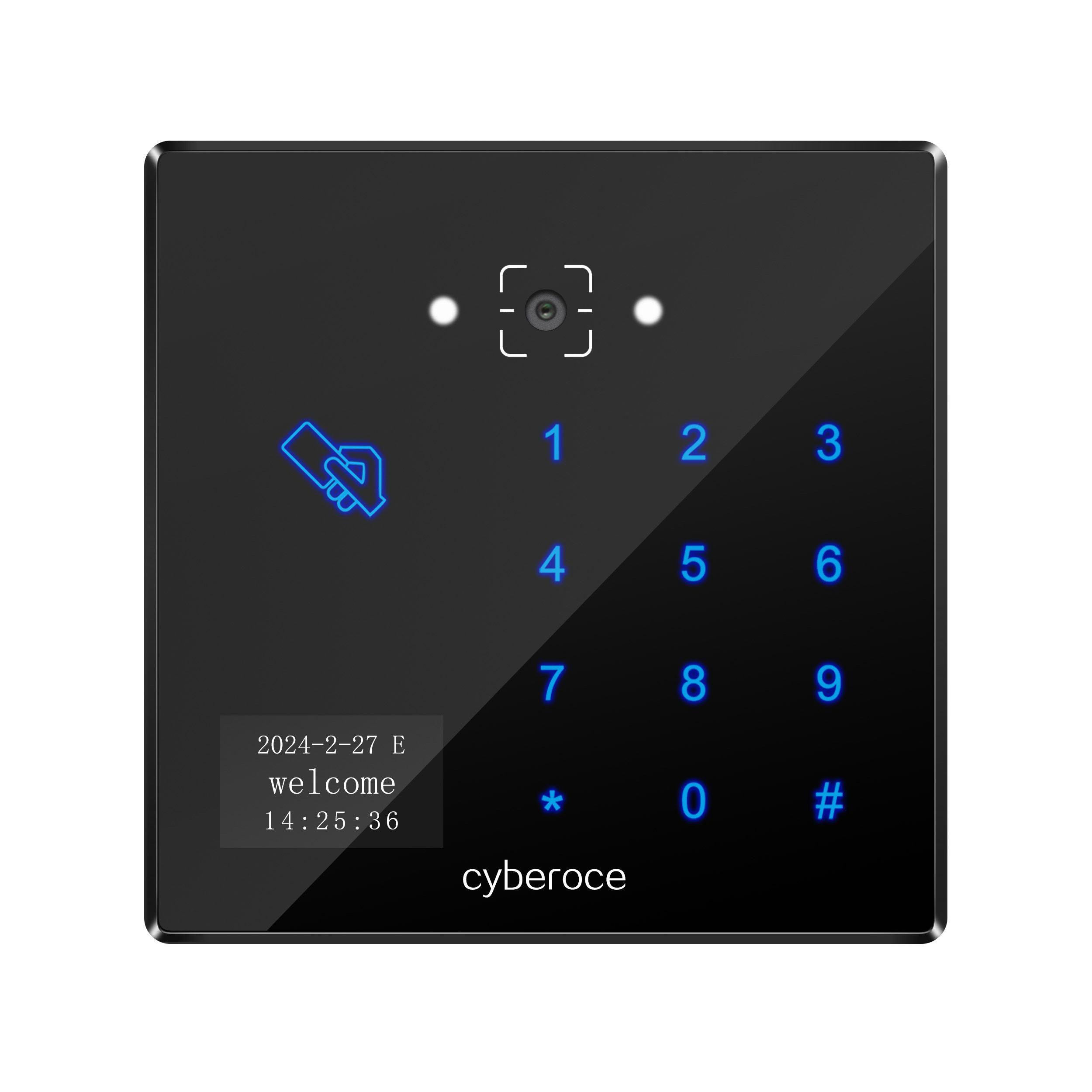 Buy 86size All-in-one Qr Code Access Control Rfid Touch Keypad Tcp ...