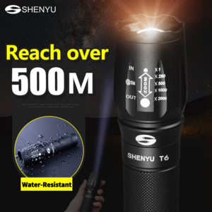 Buy 1000m Long Range Led Torch Light Flashlight Zoom 1km from Ningbo ...