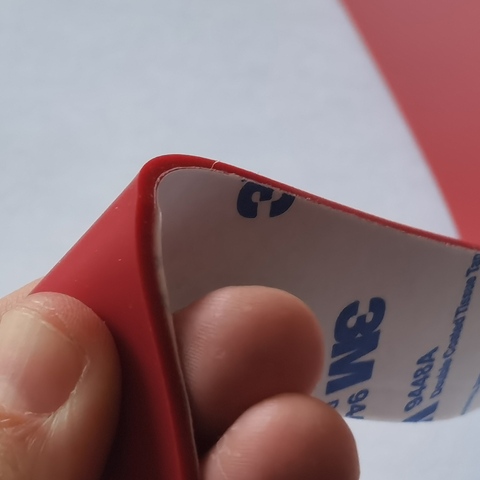 Buy 2mm Thickness 70mm Diameter Self Adhesive Silicon Anti-slip Pad Red ...