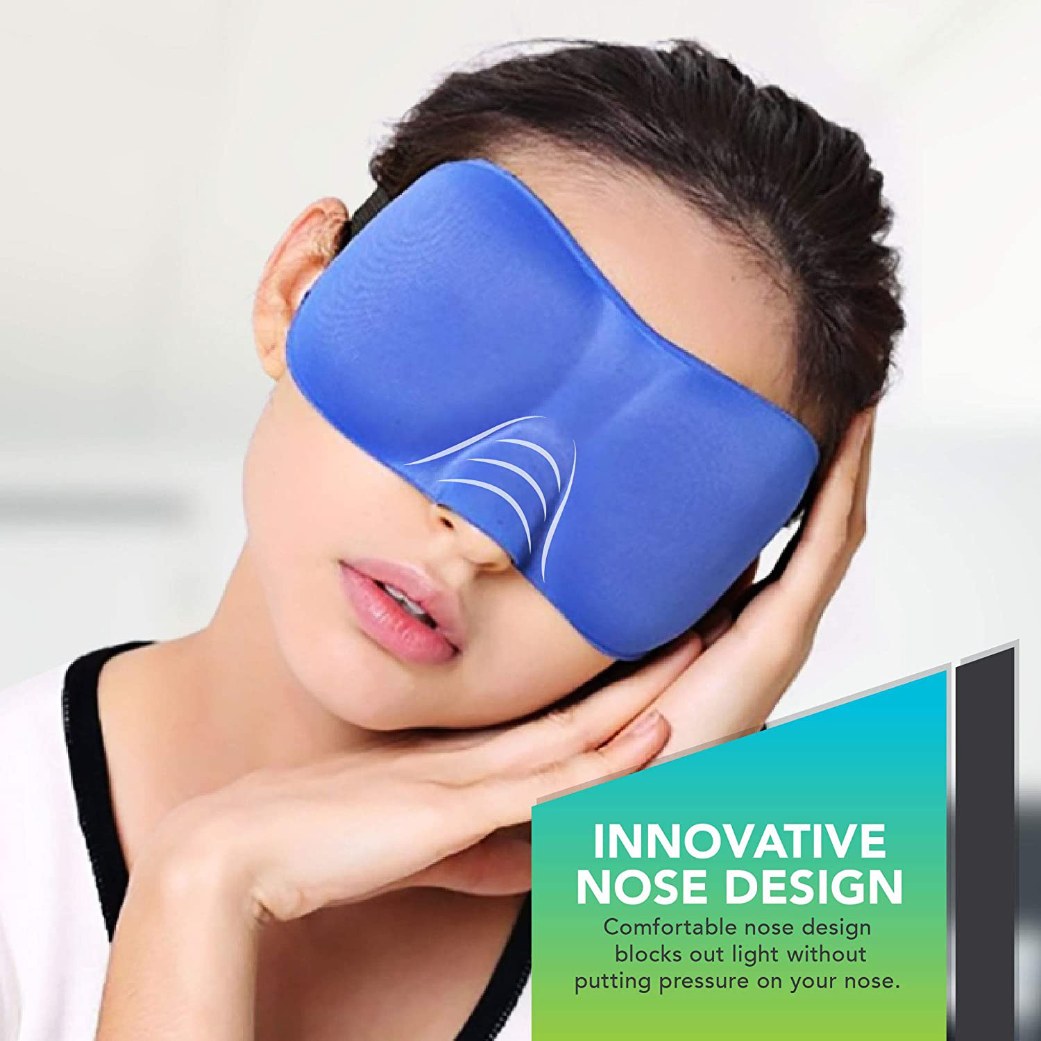Buy 3d Adjustable Eye Cups Sleeping Eye Mask Contoured Soft Sleep ...