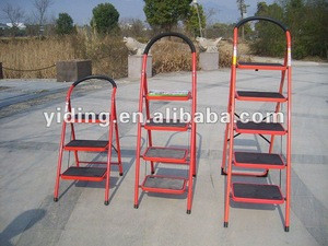 Buy 4 Step Steel Step Ladder With Slip-resistance from Linhai Yiding ...