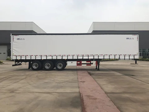 Buy 40ft Curtain Side Trailer With Euro Standard Heavy Loading Capacity ...