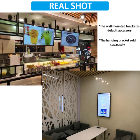 Buy 46 Inch Wall Mount Electronic Signs Led Advertising Screen Digital ...
