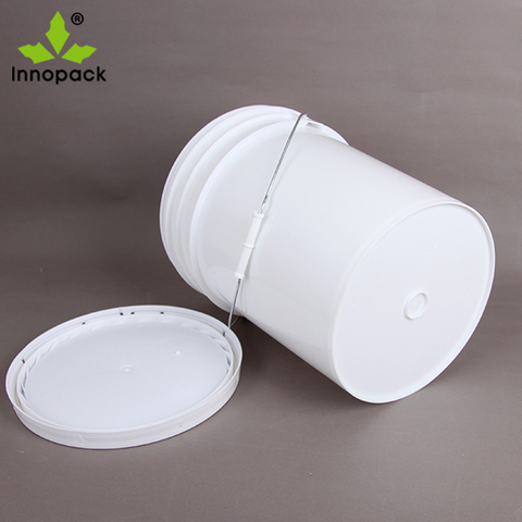 Buy 5 Gallon Chemical Plastic Pail With Rubber Seal On Lid Custom Pp ...