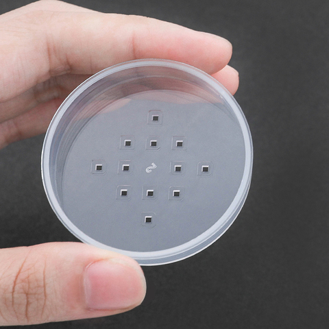 Buy 5g Plastic Baby Compact Empty Loose Powder Jar With Powder Sieve ...