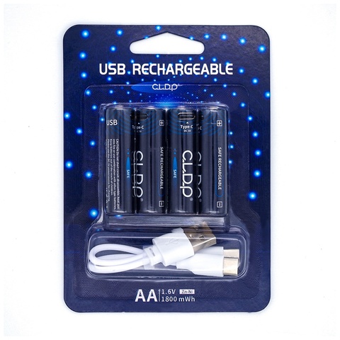 Buy Aa Rechargeable Batteries Li-on Battery Micro Usb Cells Aaa Led ...