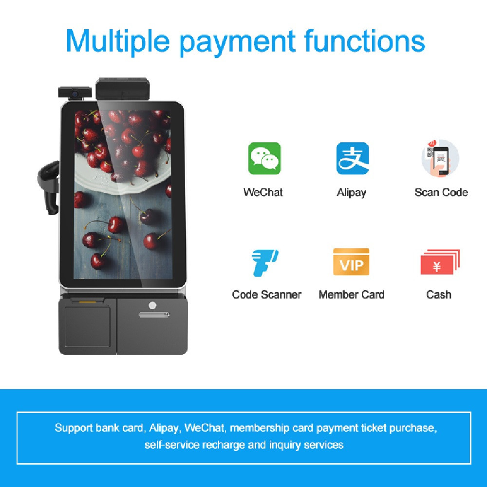 Buy Android Pos Machine Payment Stand Self Service Kiosk Touch Screen ...