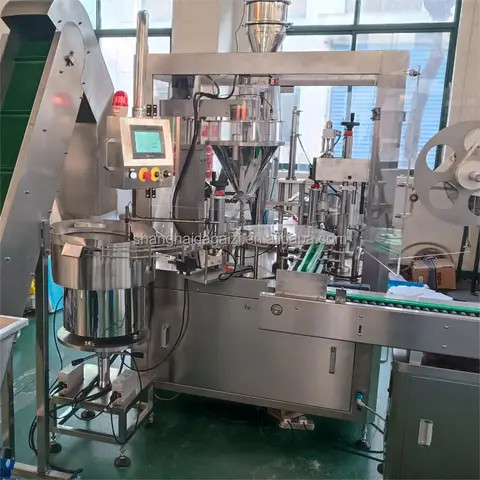 Buy Automatic 1-100g Powder Filling Capping Machine Vial Packaging For ...