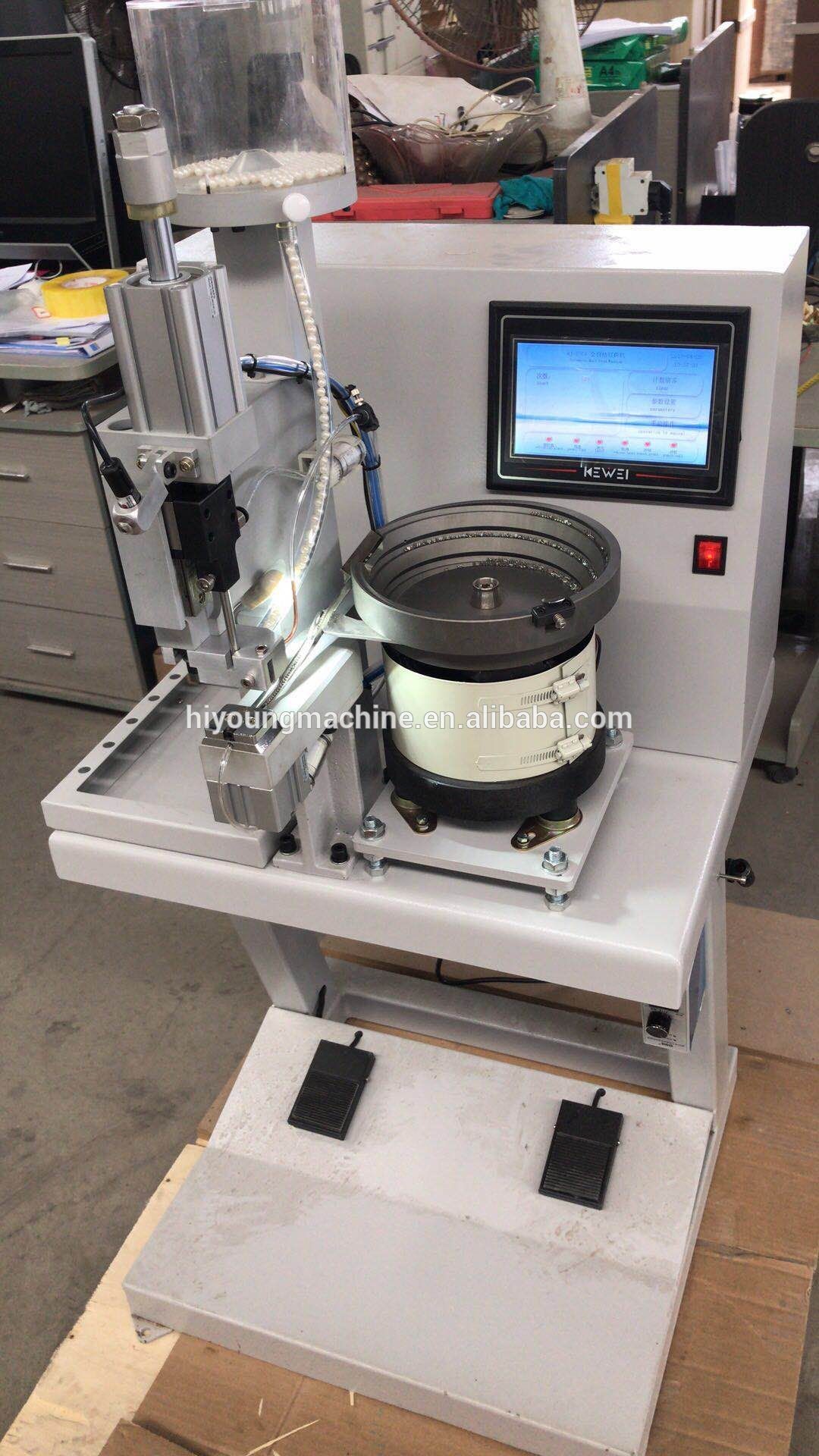 Buy Automatic Pearl And Nail Riveting Machine Pearl Bead Setting String ...