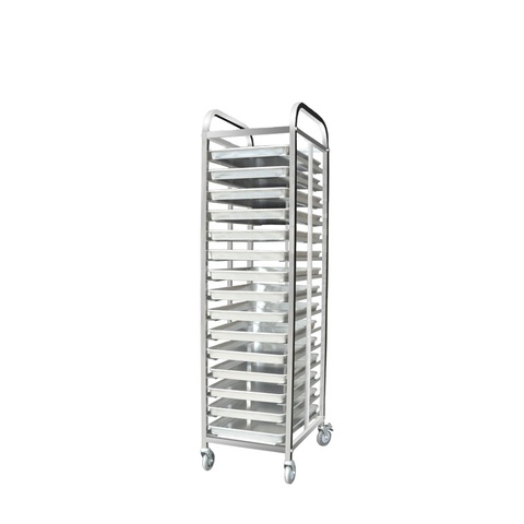 Buy Bakery Cooling Rack Baking Tray Trolley With 30 Trays from ...