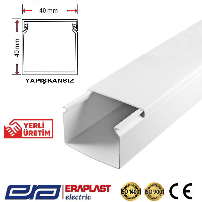 Buy Cable Trunking 40x40 Pvc Adhesive (wiring Duct) Ce, Iso9001:2015 ...