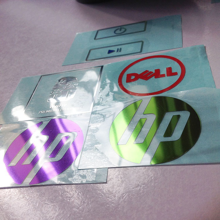 Buy Colorful Pet Split Empty Letters Label Metal Paste Signature Drop ...