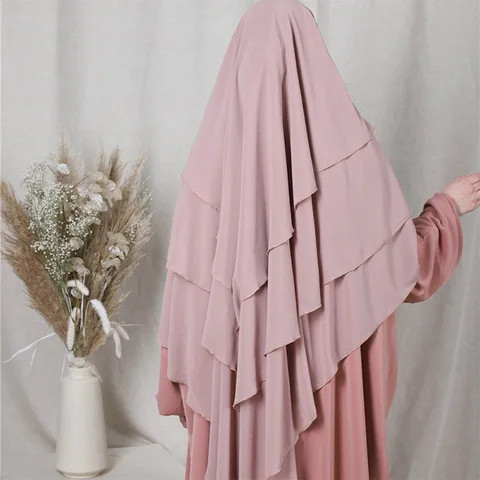 Buy Custom Eid Traditional Muslim Prayer Islamic Dress Jilbab Solid ...