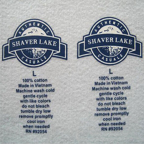 Buy Custom Heat Transfer Main Care Label Sticker For Clothing from ...