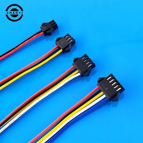 Buy Customized 2pin 3pin Male To Female Plug Jst Sm2.54m Connector With ...