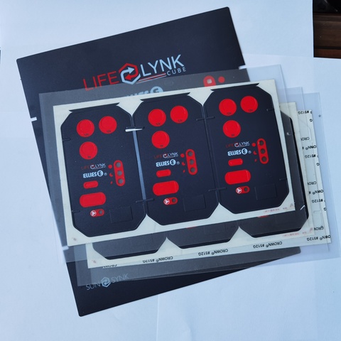 Buy Customized Control Keypad Switch Graphic Overlay Sticker Label ...