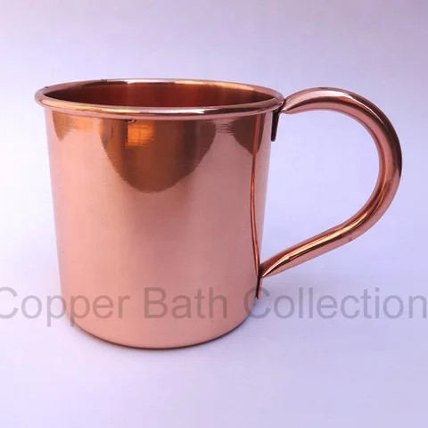 Buy Customized 100% Copper Moscow Mule Mug Plain Smooth Shiny Copper ...