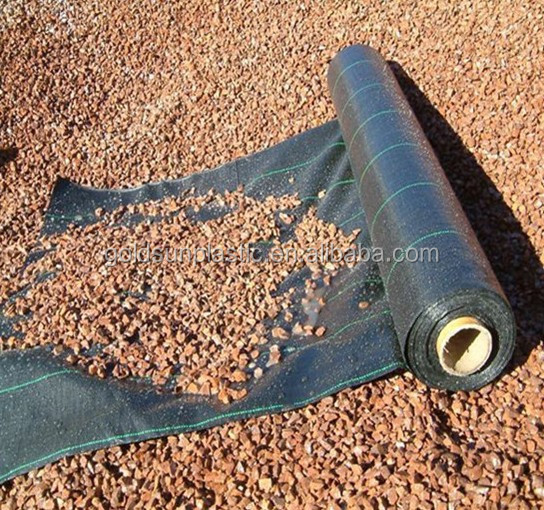 Buy Dark Weed Barrier Fabric Agricultural Black Plastic Weed Control ...