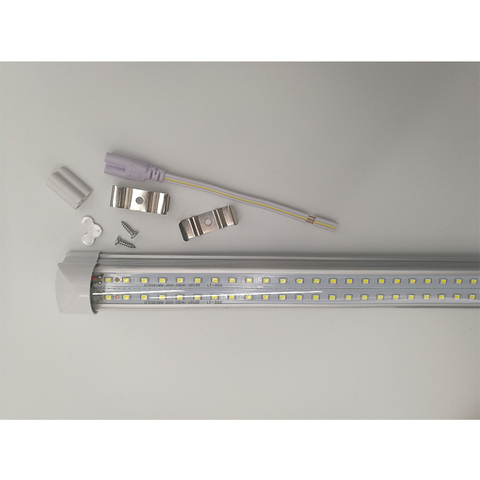 Buy Double Strips Ce Rohs 36w 60w T8 Led Tube Light 1.2m 2.4m 4ft 8ft ...