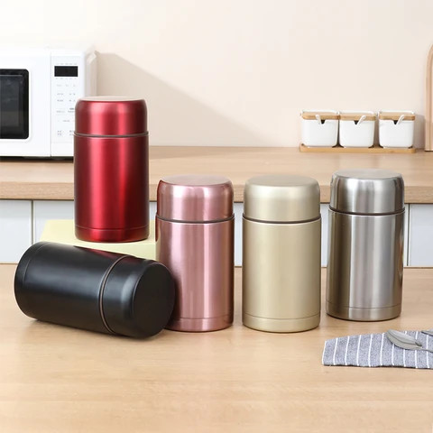 Buy Double Wall Insulated Vacuum Lunch Box Insulated Baby Food Thermal ...