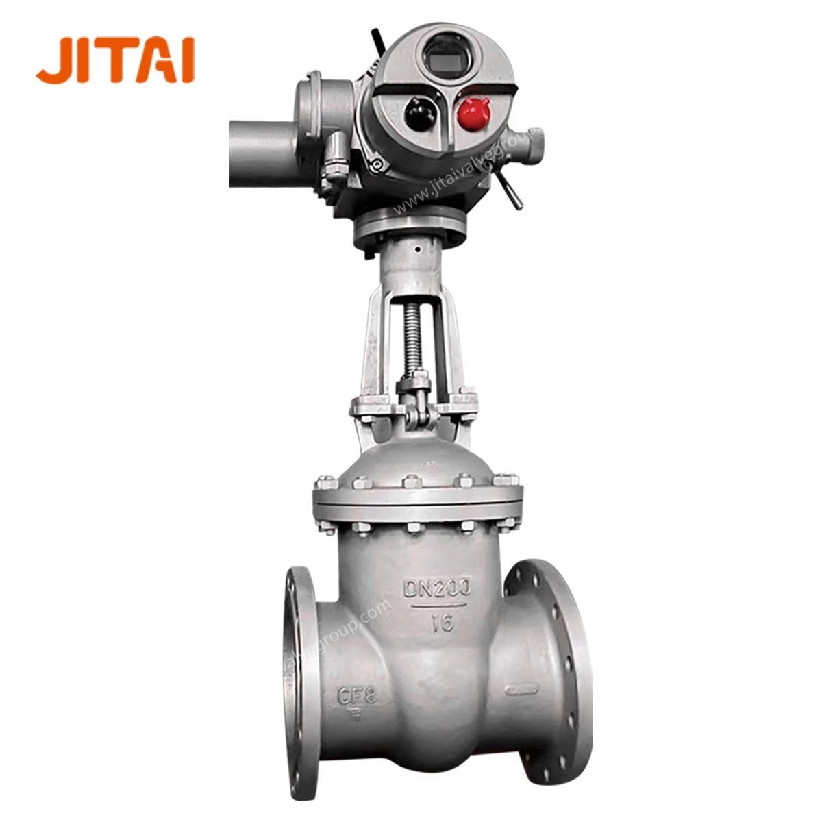 Buy Electric Operated Pn16 High Temperature Gate Valve For Heating ...