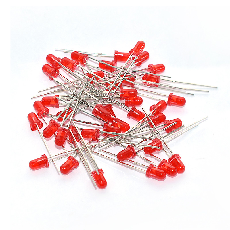 Buy F3 3mm Led Light Emitting Diode Boxed Led 500 Pcs Each Color 100pcs ...