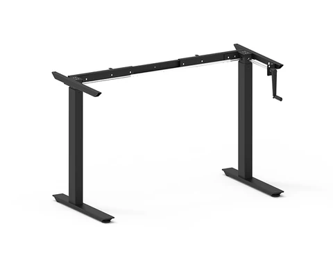 Buy Hand Crank Single Lever Lift Desk Stand Up Desk Adjustable Height ...