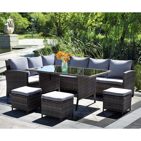 Buy Hb41.9504 Cheap 4 Pieces Rattan Wicker Outdoor Furniture Set Garden ...