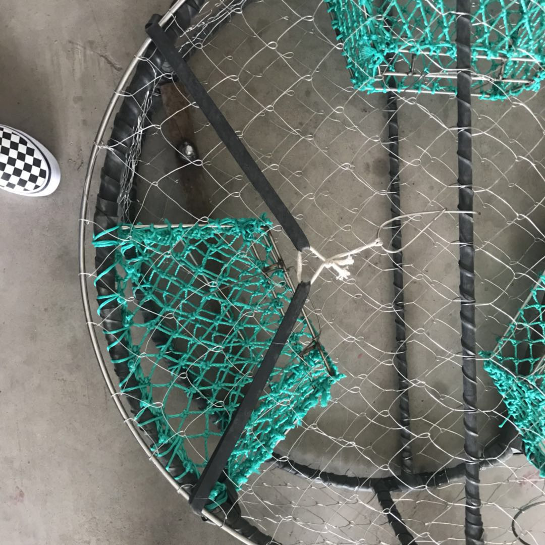 Buy Heavy Duty Crab Pot With 14 Mm Hot Dipped Steel Professional Crab ...