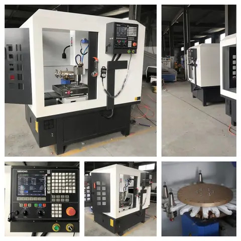 Buy High Productivity Enclosed Metal Mould Cnc Router Copper Engraving ...