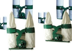 Buy Industrial 3kw Double Bag Cyclone Dust Collector For Cnc Router ...