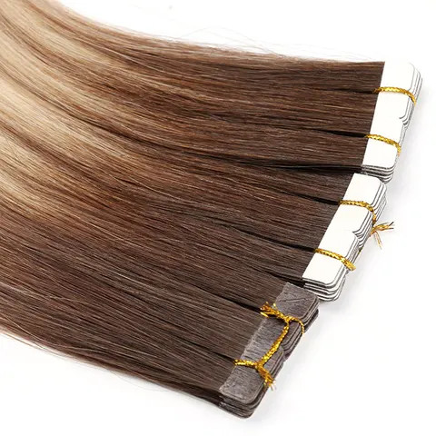 Buy Luxury Invisible European Ombre Virgin Remy Tape-in Extensions ...