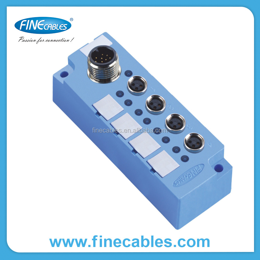 Buy M8 Termination 8 Way Ports Ip67 Electrical Pvc Waterproof 4x4 ...