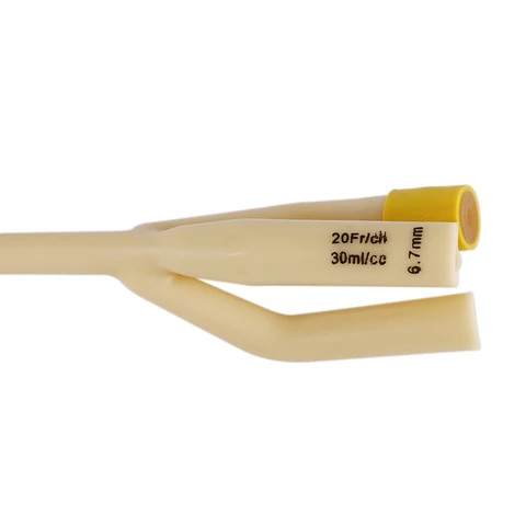 Buy Medical Silicone Coated Latex Foley Catheter 3-way Double Balloon ...