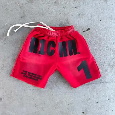 Buy Mens Short 100% Cotton Men Short Pants Custom 3d Print Acid Wash ...
