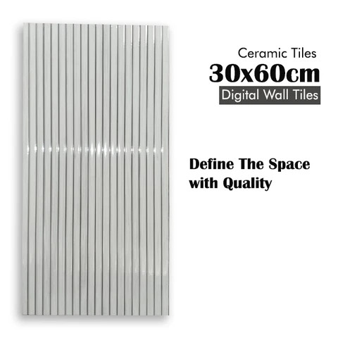 Buy Modular 300x600mm Glossy Wall Tiles For Bathroom Kitchen Home ...