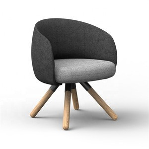 Buy Molded Foam Ash Wood 4 Legs Cafe Sofa Hotel Lounge Loose Leisure ...