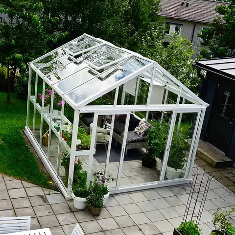 Buy Movable Solarium Garden Room Wall Foldable Standalone Tempered ...