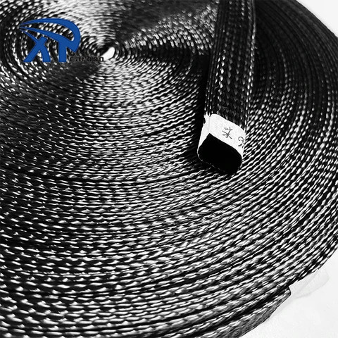 Buy Original Factory Carbon Fiber Sleeve 12k 6mm Braided Carbon Fiber ...