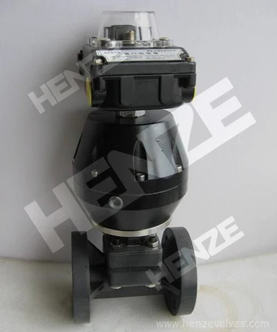Buy Plastic Upvc, Cpvc, Pph, Pvdf, Frpp Actuated Diaphragm Valve Plastic Pvc from Henze Valves ...