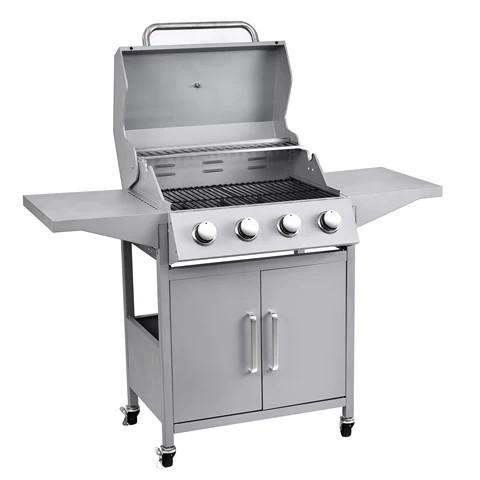 Buy Portable 4 Burner Gas Griller Machine Commercial Smokeless Oven ...