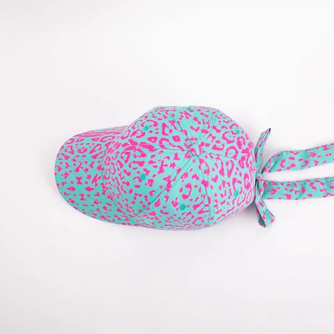 Buy Private Label Lady Custom Leopard Animal Print Baseball Hats With ...